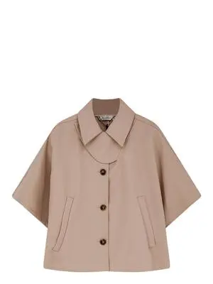 Max Mara Cotton Cape - Beige