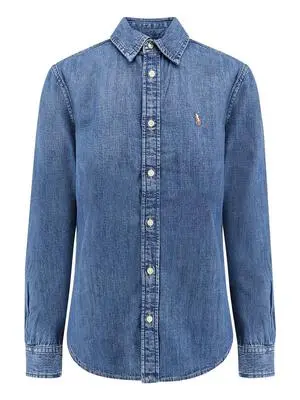 Polo Ralph Lauren Denim Slim Fit Shirt - Blue