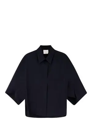 ALYSI Peach Touch Shirt - Black