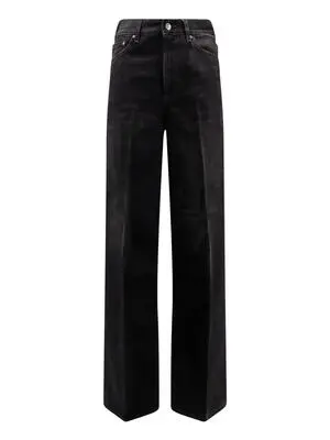 TOTEME Wide-leg Denim Jeans - Black