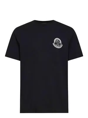 Moncler Organic Cotton Tshirt - Black