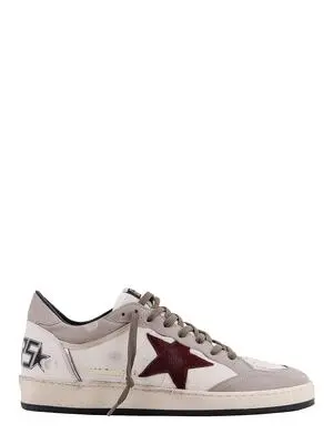 GOLDEN GOOSE Ball Star Leather Sneakers - Grey