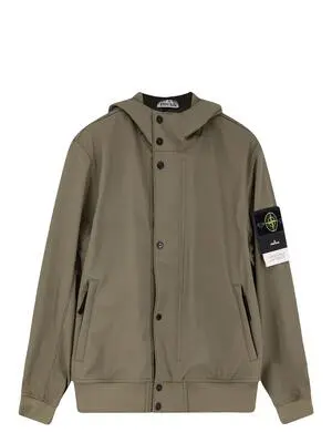 Stone Island Light Soft Shell-r E.dye® Technology Jacket - Green