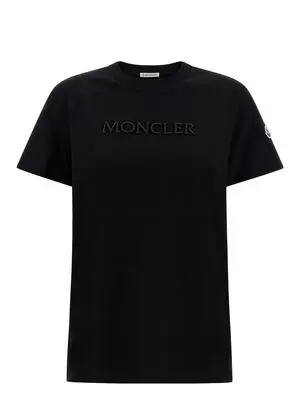 Moncler Cotton T-shirt - Black