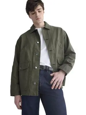 Everlane Relaxed Barn Jacket - Olive Night