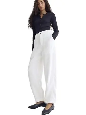 Everlane Patch Pocket Balloon Pant - White