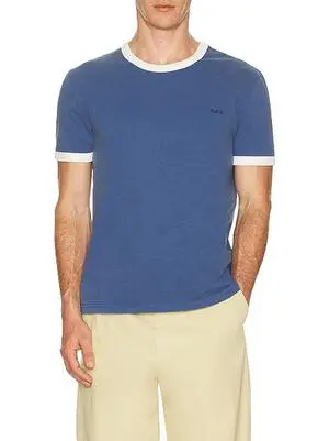 A.p.c. Contrast T-shirt - Blue