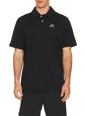 MALBON Fairway Polo Black