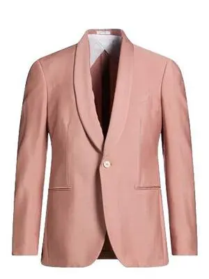 Boglioli Blazer Antique Rose Size Virgin Wool, Mohair Wool, Silk - Pink