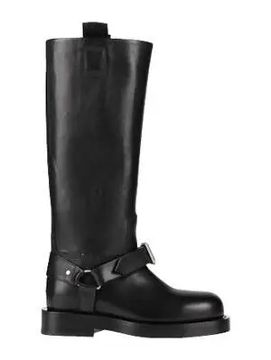 Burberry Leather Riding Boots - Black