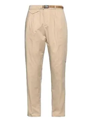 WHITE SAND Casual Cotton-elastane Pants - Beige
