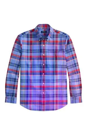 Polo Ralph Lauren Plaid Patch-pocket Shirt - Blue
