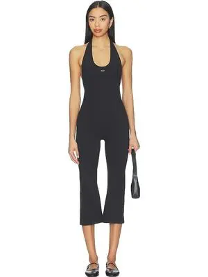 437 The Halter Onesie - Black