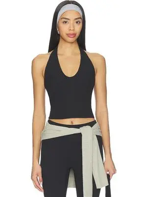 437 Halter Tank Top - Black