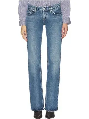 AGOLDE AGOLDE Low Rise Boot Jeans Blue