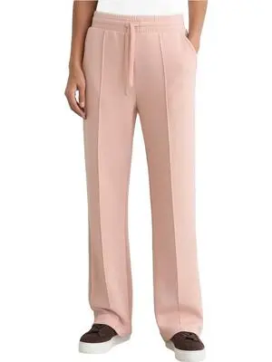 REISS Pintuck Sweatpants - Pale Pink