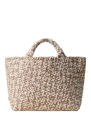 NAGHEDI Medium St. Barths Prism Tote - Flax