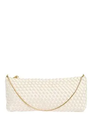 NAGHEDI NAGHEDI Medium Gala Clutch Ivory
