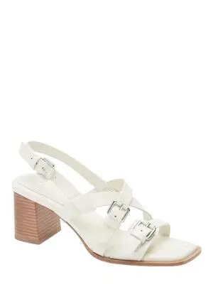 Rag & Bone Harlow Mid-heel Sandal - Antique White