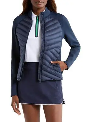 G/FORE Hybrid Quilted V-Down Golf Jacket