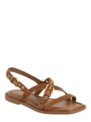 Rag & Bone Harlow Strappy Sandals - Umber Suede