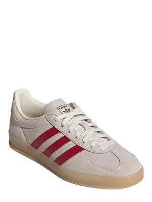 Adidas Gazelle Indoor Sneaker - Cream White/red/gum 3
