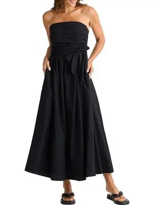 BRAVE+TRUE Avalon Strapless Maxi Dress - Black