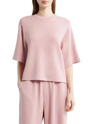 Bernardo Drop Shoulder T-shirt - Blush