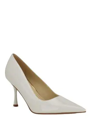 Nine West Pointed Toe Pumps - White