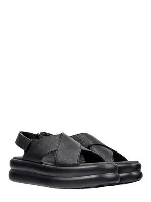 Camper Pelotas Flota Up Platform Sandals - Black