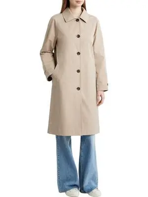 Tommy Hilfiger Balmacan Reversible Raincoat - Country Ivory