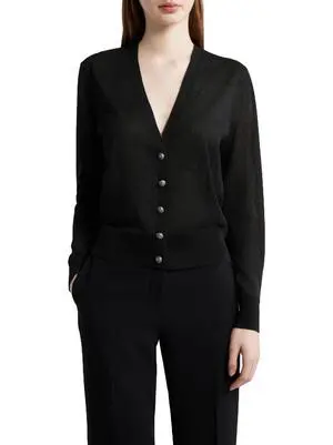 Kobi Halperin Jenna V-neck Cardigan - Black