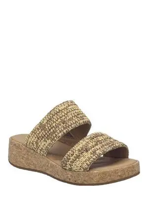 JOSEF SEIBEL Evita 02 Platform Wedge Slide Sandal