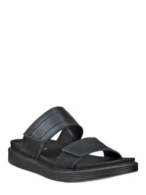 Ecco Soft Mule Sandal - Black/black