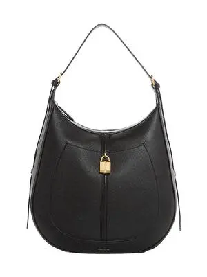 DEMELLIER Siena Small Leather Hobo Bag - Black