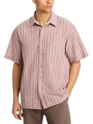 Simkhai Deacon Breeze Stripe Shirt - Rose Stripe