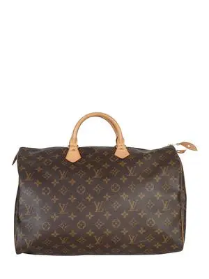 LOUIS VUITTON Monogram Canvas Speedy 40 - Brown