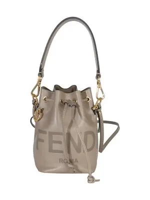 Fendi Mon Tresor Bucket Bag - Gray