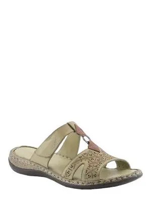 SPRING STEP SHOES Virelle Slide Sandal - Sage Green