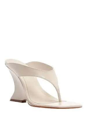 Schutz Maya Wedge Sandal - Sugar White