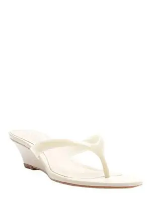 Schutz Roslyn Wedge Sandal - Sugar White