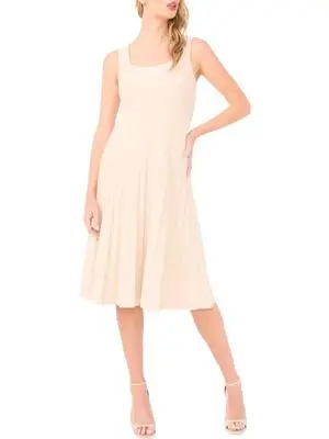 Halogen Sleeveless Knit Drop-waist Dress - Birch