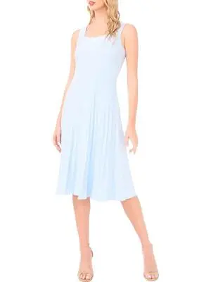 Halogen Sleeveless Knit Drop-waist Dress - Ocean Air