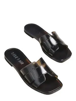 BIBI LOU Holly Jelly Slides - Black