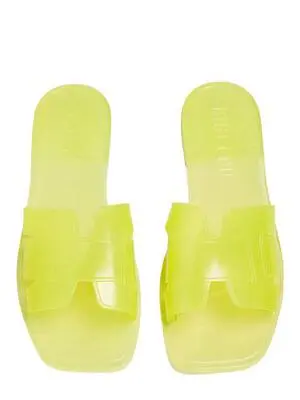 BIBI LOU Holly Jelly Slides - Yellow