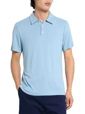 Theory Bron C. Anemone Polo - Ocean Air