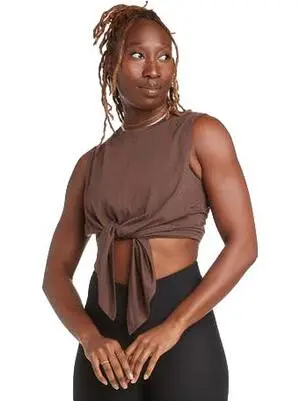 ELECTRIC YOGA Versatile Tank Chestnut