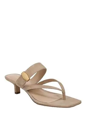 Veronica Beard Salva Kitten Heel Sandal - Sand