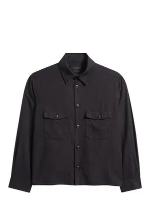 ALLSAINTS Strand Button-up Shirt - Shaded Black