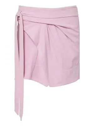 Isabel Marant Berenice Draped Wrap Skirt - Pink